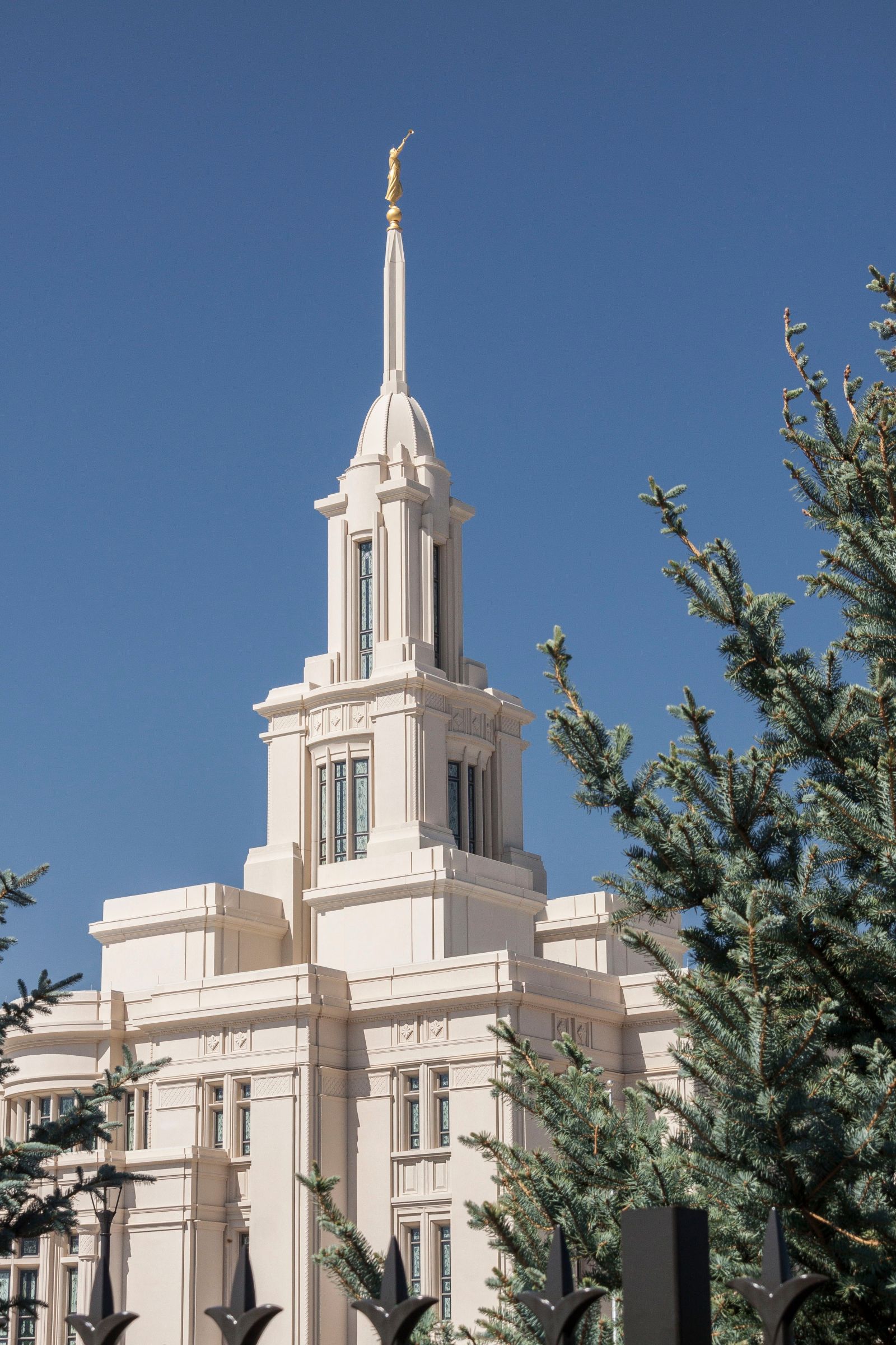 Payson Utah Temple Window