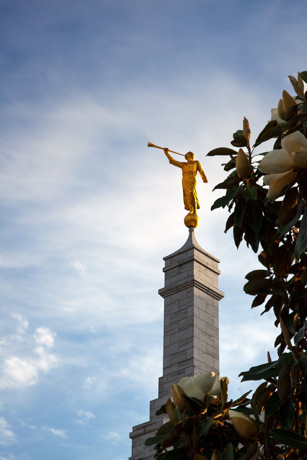 Memphis Tennessee Temple at Sunset